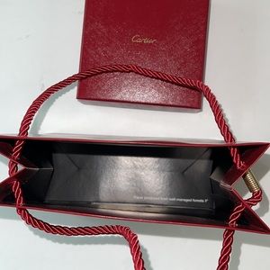 Cartier | Storage & Organization | Cartier Shopping Bag With Box | Poshmark